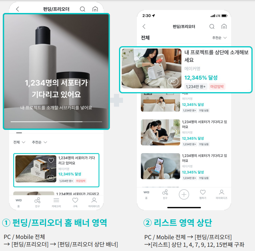 What is a Funding Ad Package? – wadiz Help Center