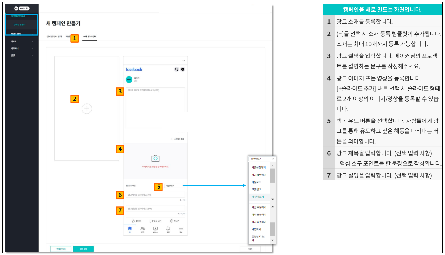 How many targeted ad creatives can I register? – wadiz Help Center